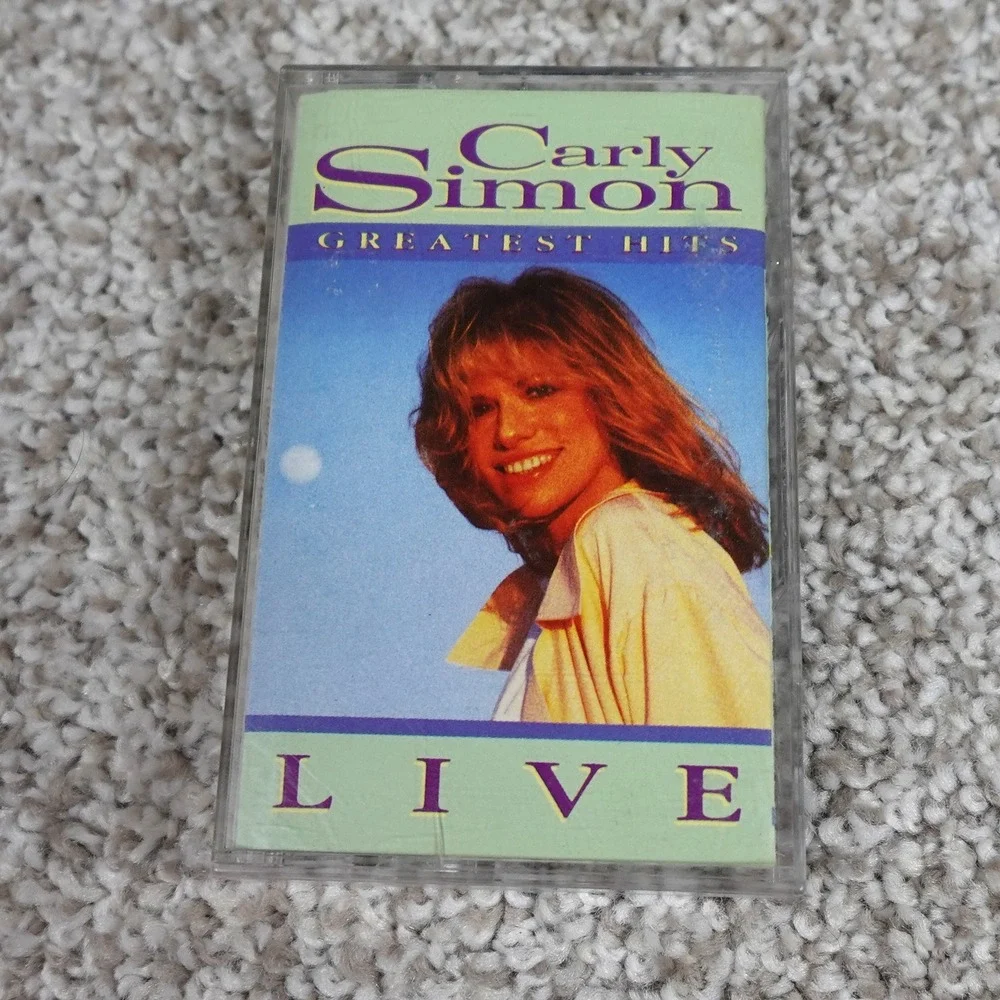 Arista | Media | Carly Simon Greatest Hits Live Cassette Tape Arista ...